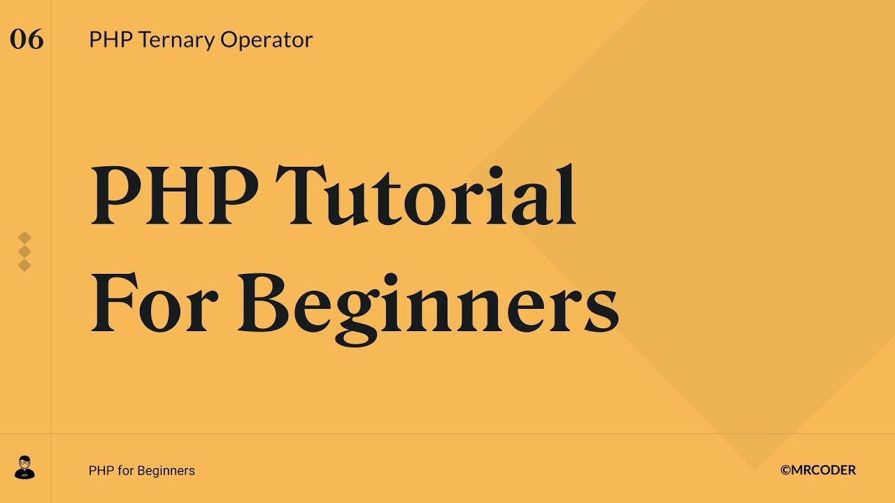 PHP Ternary Operator | PHP Tutorial for Beginners #6