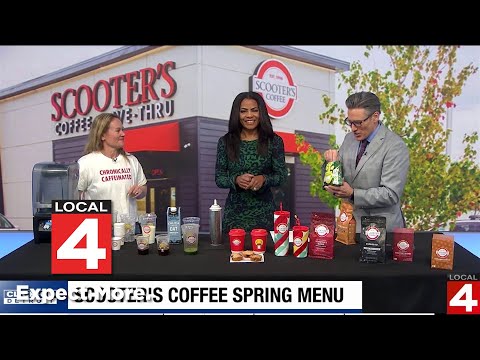 Celebrating the start of spring with Scooter's Coffee