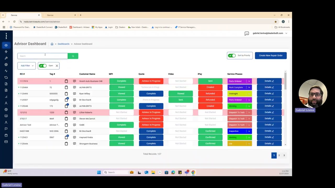 iService Advisor Training