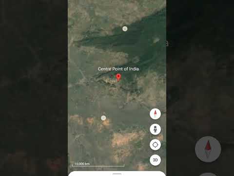 Center point of India | Geographical center of India | Google map