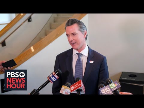 WATCH LIVE: California governor holds news conference