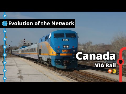 Canada's VIA Rail Network Evolution