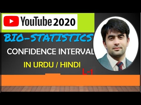 Confidence Interval in Urdu / Hindi L-1