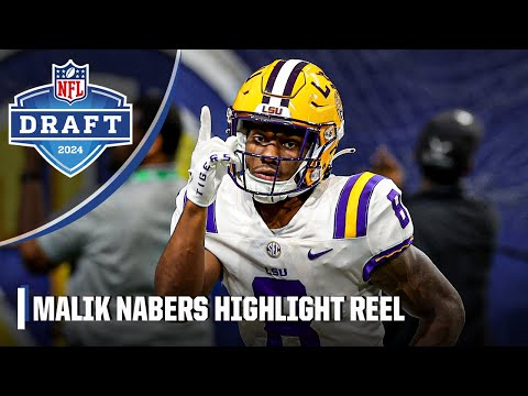Malik Nabers Highlight Reel: New York Giants pick LSU WR at No. 6 | 2024 NFL Draft