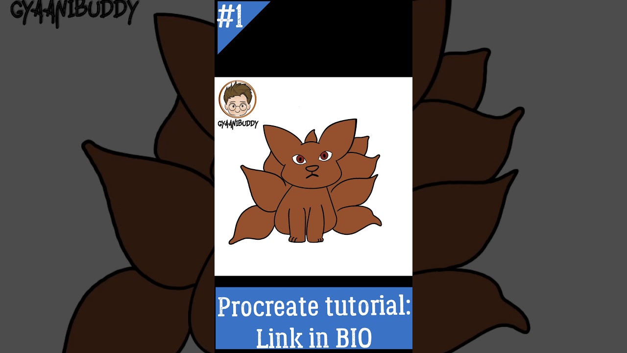 Chibi Kurama Procreate tutorial! 🥰