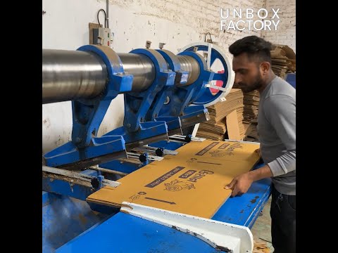 फैक्ट्री मे कोरुगेटेड बॉक्स कैसे बनते हैं? | Cardboard Box Making Factory | Carton Box|Unbox Factory