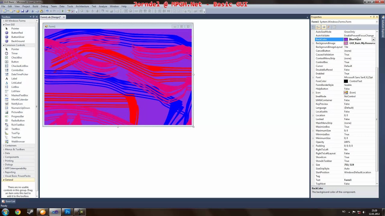 VB.Net - Background and Button Images