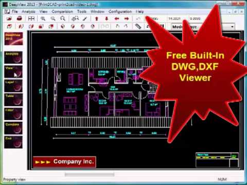 PDF to DWG-DXF Conversion with Print2CAD 2013