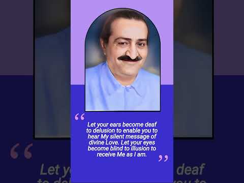 Let your ears become…-Avatar Meher Baba #avatar #meherbaba #avatarmeherbaba