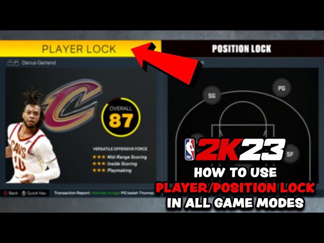 Player Lock: How to player lock in NBA 2k23 easily