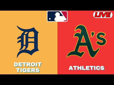 🔴LIVE : Athletics Vs Detroit Tigers | MLB 2025 | MLB Live Baseball Score