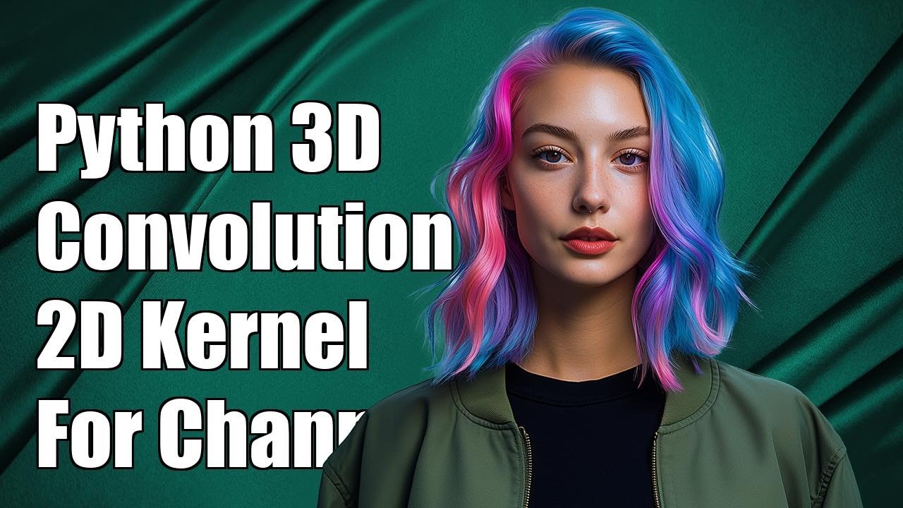 Python Convolution 3D Array with 2D Kernel for Each Channel Explained