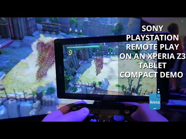 Watch us play a PlayStation 4 game on an Xperia Z3 Tablet device ...