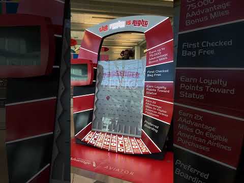 “Plinko” at CLT Airport #charlottenc #priceisright