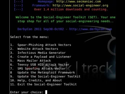 How to Ethically Hack a Windows Machine (PC) Using Social Engineering Toolkit in Kali.
