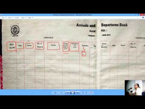 Arrivals / Departures Register in Hotels? How Hotels track daily Arrivals & Departures?