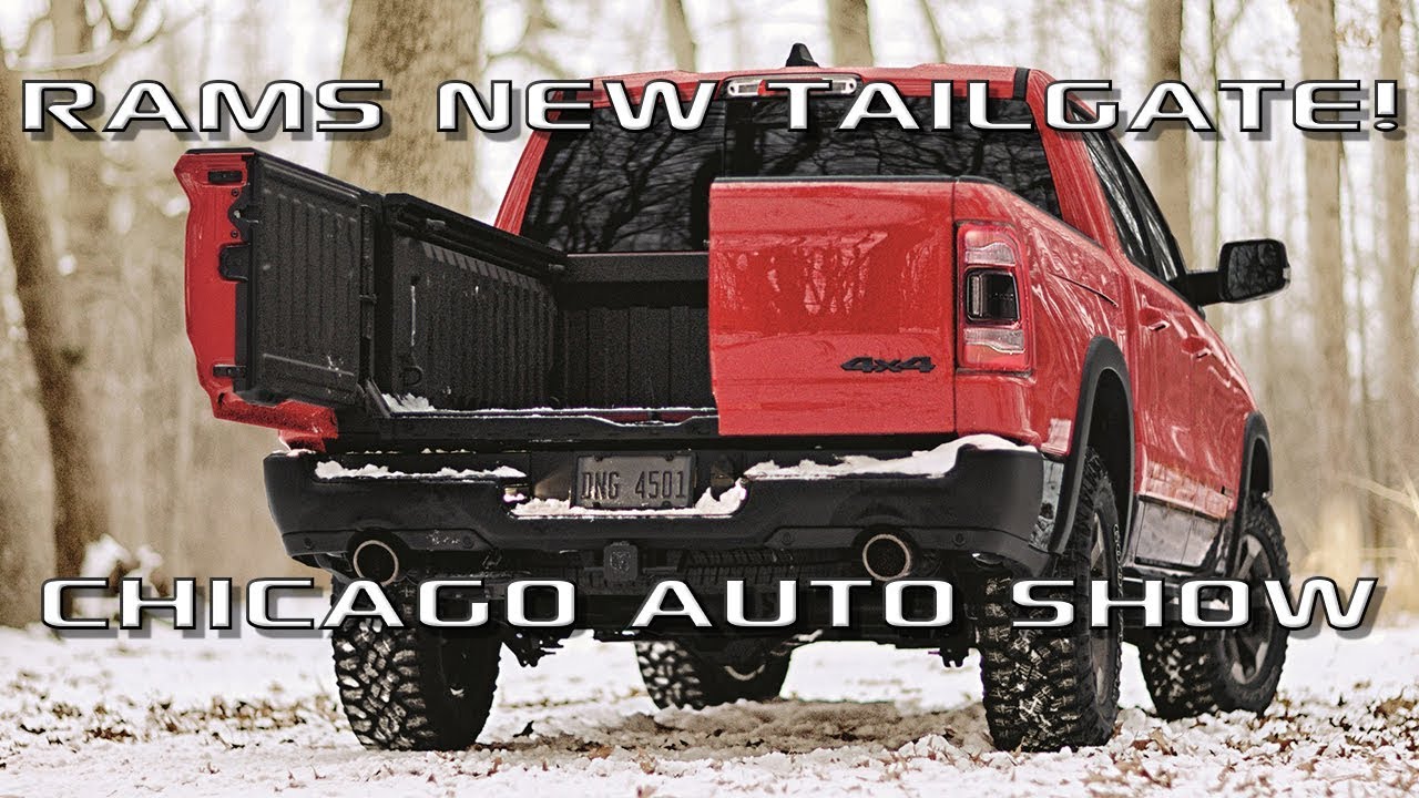Rams new Multifunction Tailgate revealed! Chicago Auto show