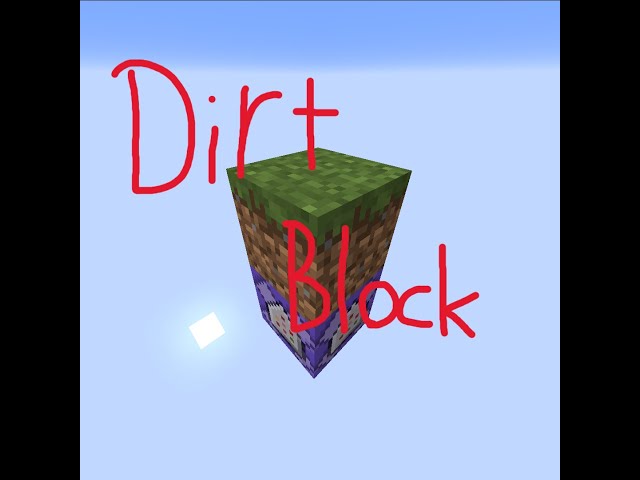 DirtBlock 1.1 Minecraft Map