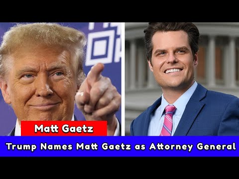 Trump’s Attorney General Pick: Matt Gaetz Shocks Washington – What It Means for His Second Term