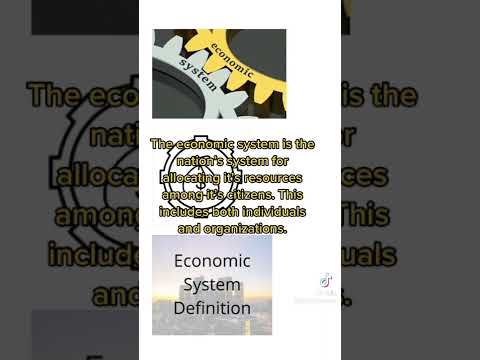 WHAT’S THE ECONOMIC SYSTEM IN BUSINESS IN SIMPLE TERMS?!