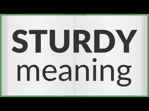 Sturdy | meaning of Sturdy