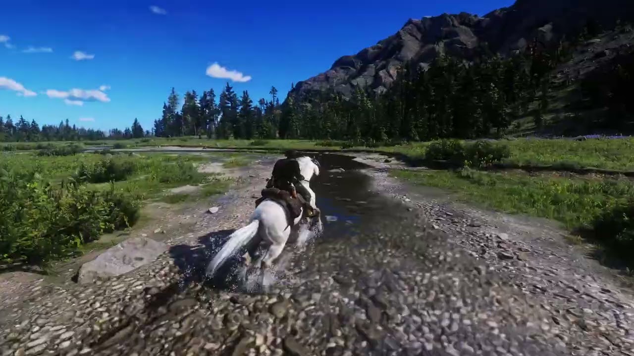 RDR2 - Real Cinematic ReShade ON vs OFF - 4