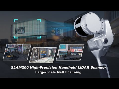 SLAM200 LiDAR Scanner: High-Precision Mapping Inside a Three-Story Mall