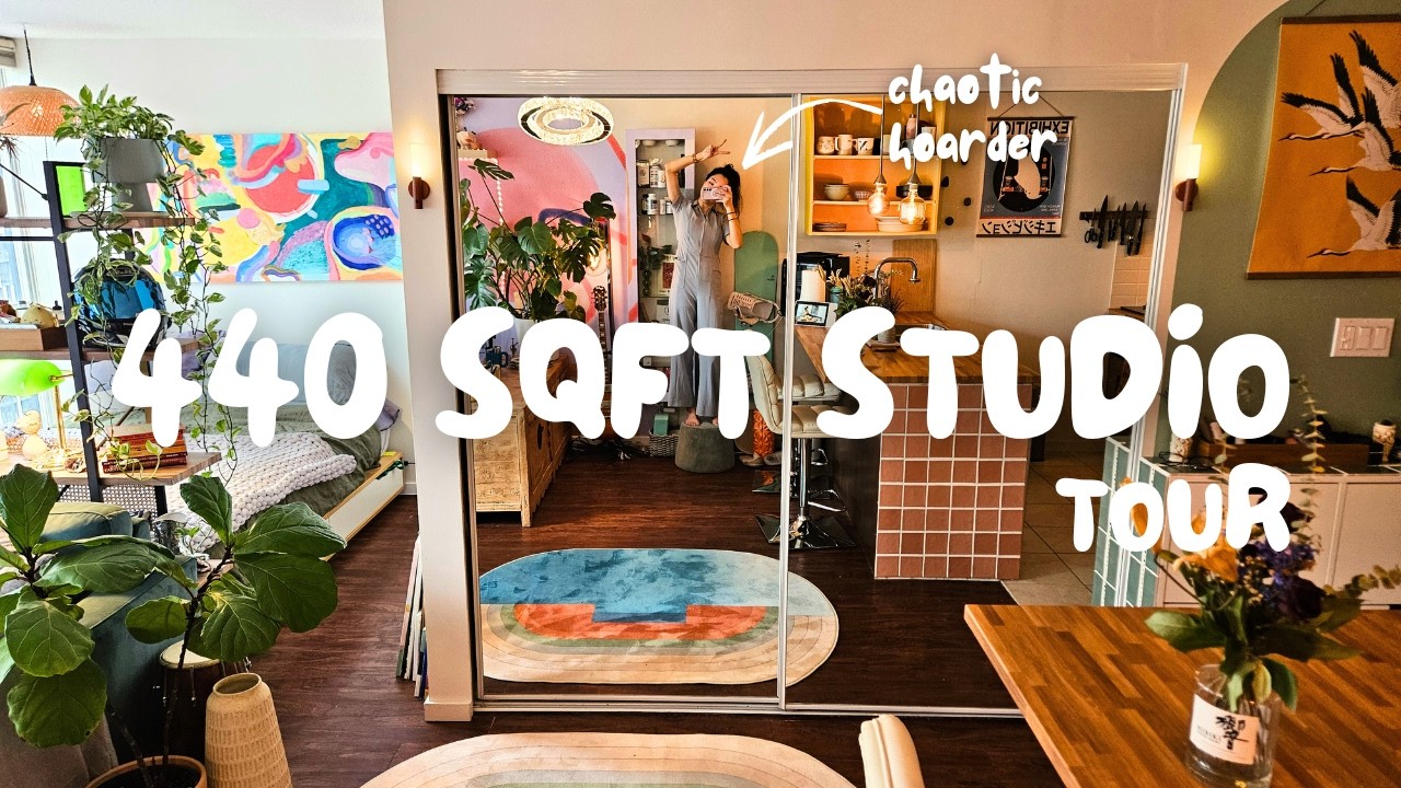 How a Chaotic Non-Designer Created This Studio Home