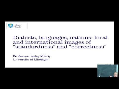 Inaugural James Milroy Public Lecture on Language and Social Inequality
