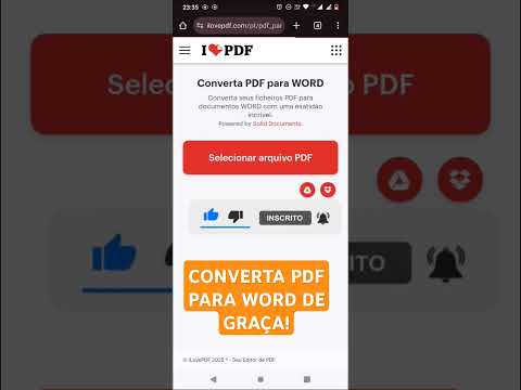 Transforme PDF em Word grátis e fácil com iLovePDF!