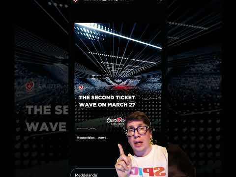 EUROVISION TICKETS WILL REVEALED FOR A SECOND WAVE ON MARCH 27TH #ESC2025