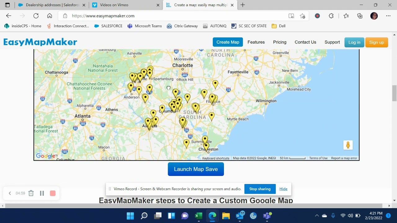 EASY MAPMAKER TRAINING w/SHK - 2/23/2022