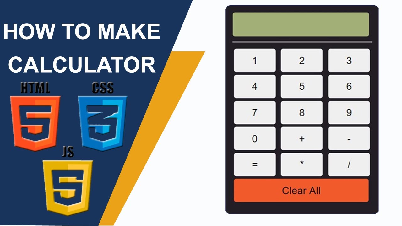Simple Calculator Using JavaScript || JavaScript Tutorial || Player Of Code