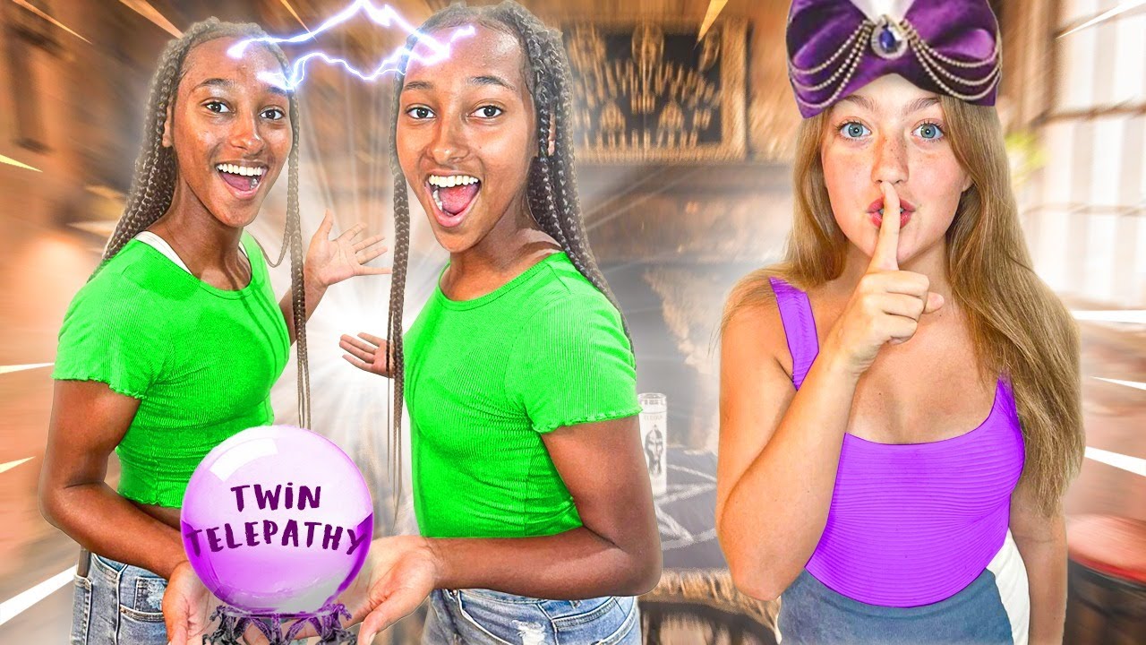 TWIN TELEPATHY CHALLENGE *shocking* 🔮 | Claire RockSmith