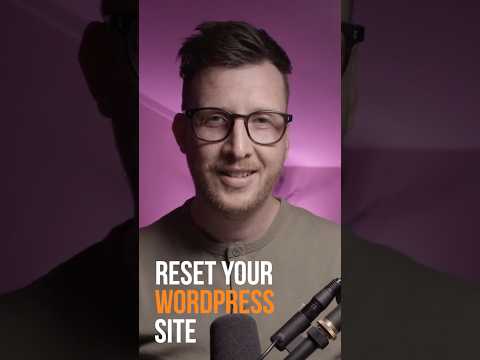 Reset Your WordPress Site in a Flash #shorts