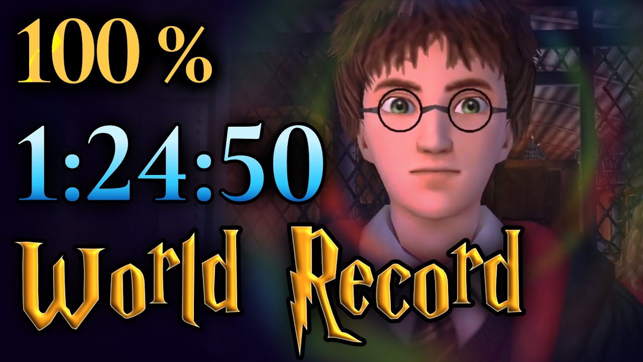Harry Potter and the Prisoner of Azkaban PC 100% Speedrun FORMER World Record - 1:24:50