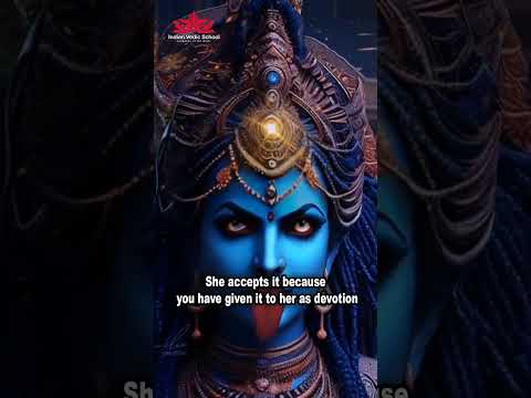 Why Goddess Kali accept meat ? #devotionalquotes #shorts #kali #devotional