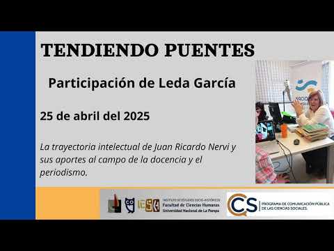 Tendiendo Puentes 2025 - Leda García