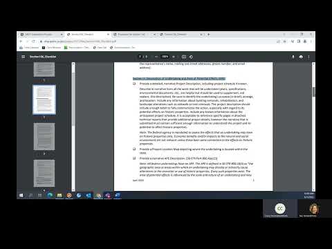 Section 106 Tutorial Video