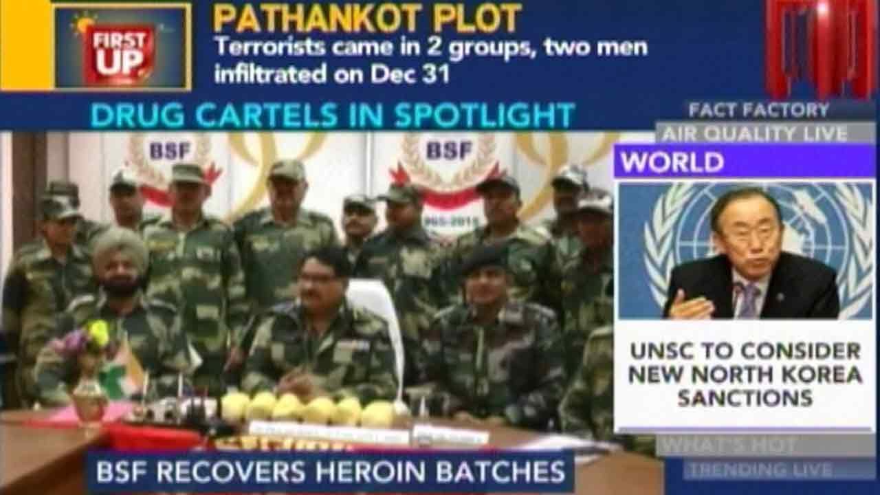 BSF Recovers Heroine From Pak Smugglers