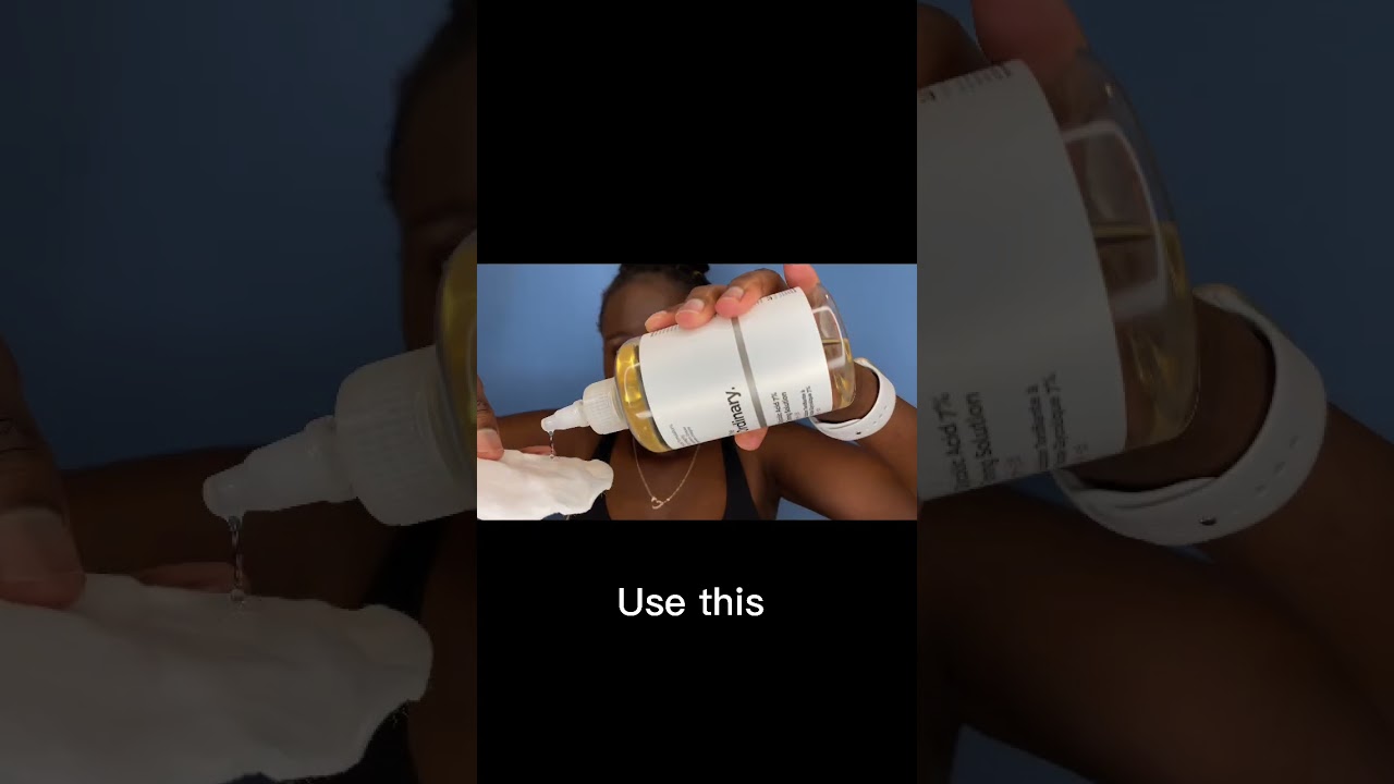 🥹The Ordinary GLycolic Acid as a Deodorant, say bye to dark underarm 🤯#shorts #shortswithcamilla