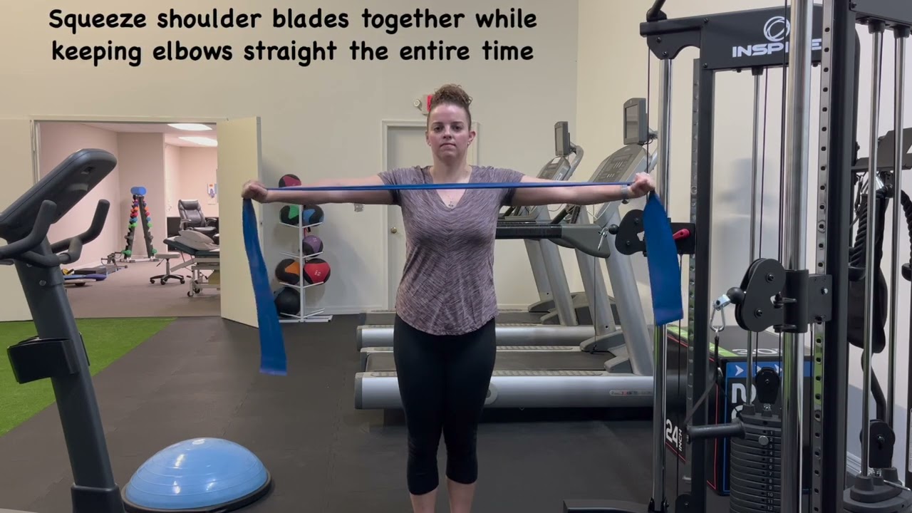 Horizontal Abduction with TheraBand