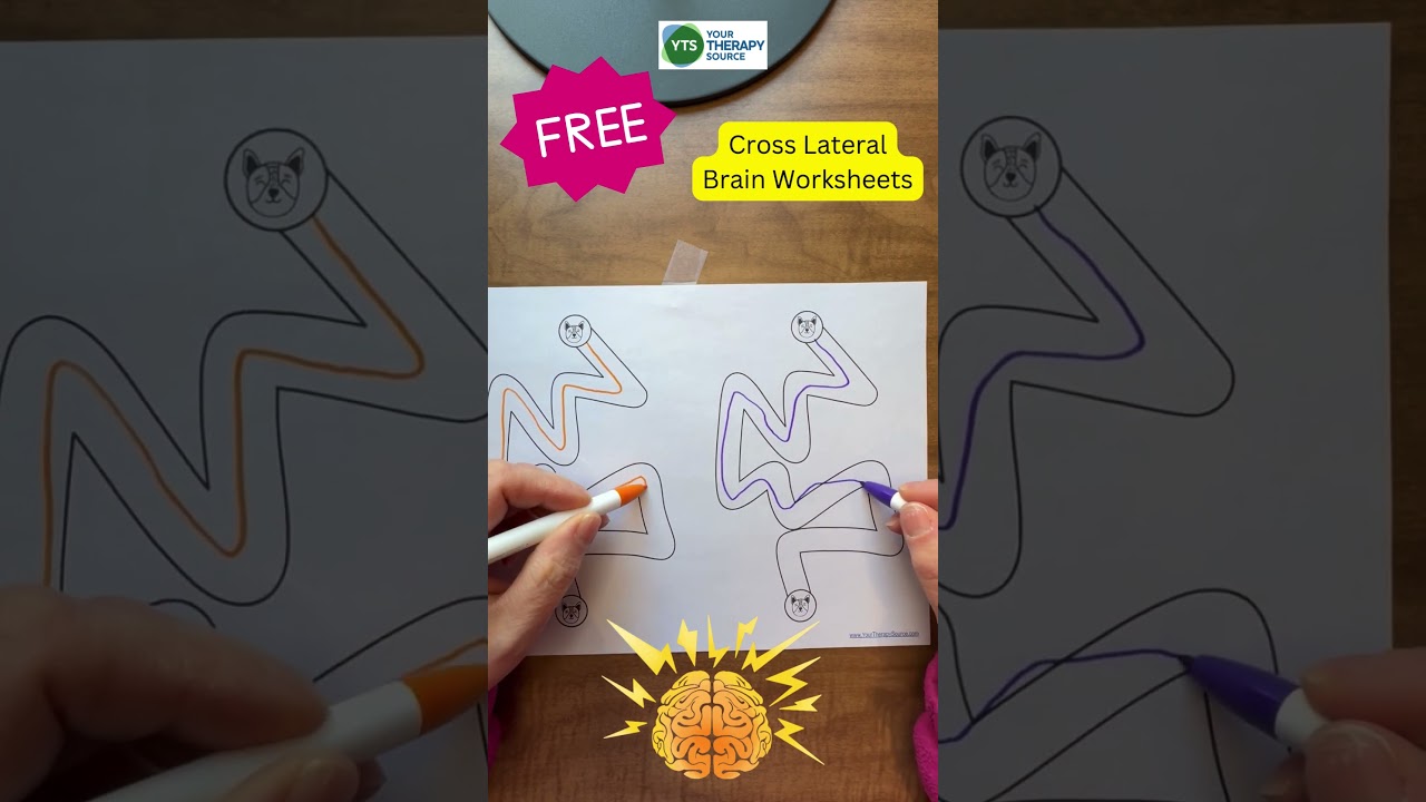 Free Printable Cross Lateral Brain Worksheets