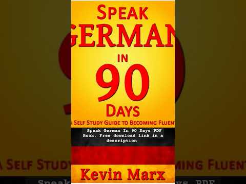 Speak German in 90 days free download link in a description #learning
