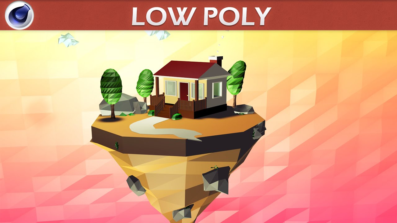 Cinema 4D Low Poly Island Tutorial