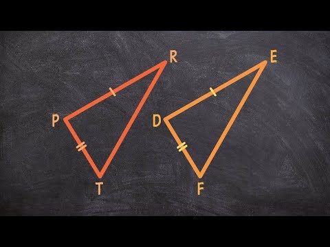 How to Write a Proof for Congruent Triangles Using SAS