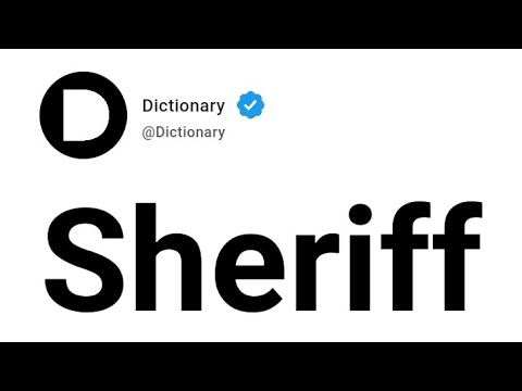 Sheriff Meaning In English
