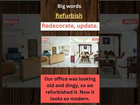 refurbish - word meaning