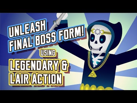 How to use Legendary Action & Lair Action (D&D 5e Animated Shorts)