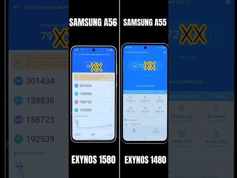 Samsung a56 vs samsung a55 antutu score comparison